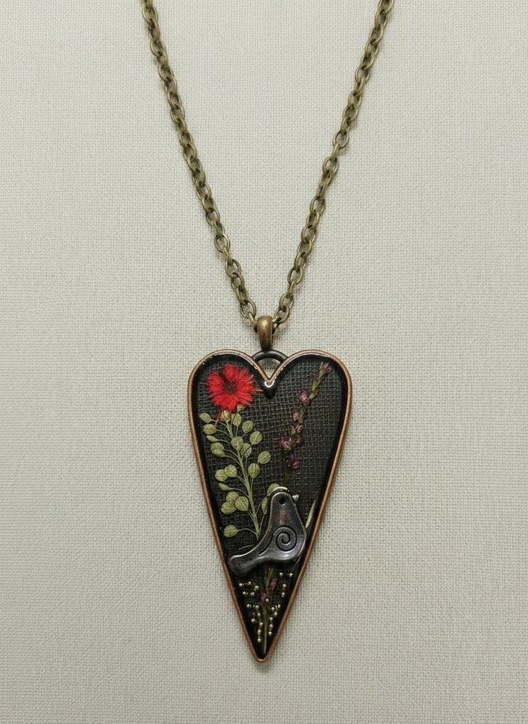Birdsong Botanical Pendant Necklaces – Jungle Relics